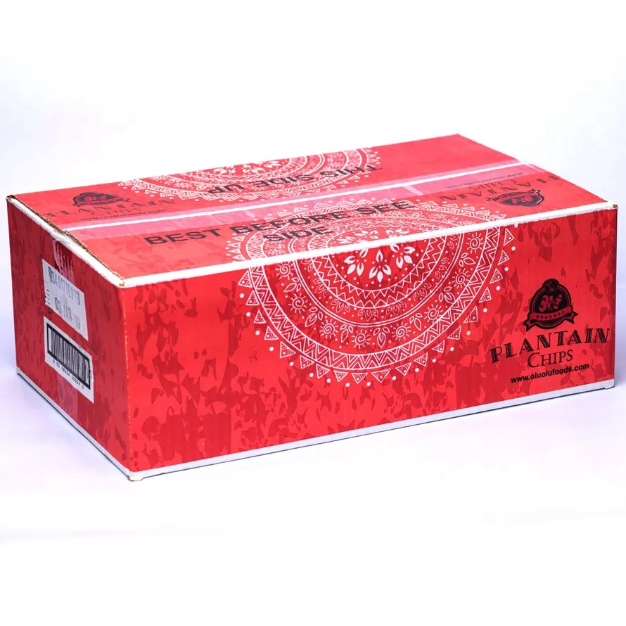 Olu Olu Plantain Chips – Red 60g x 24 Pack | 2Tees Foods | Your One ...